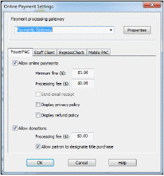 Set up Payments Gateway processing in Polaris Administration