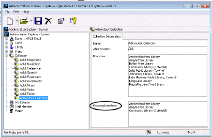 Designate collections as eligible to float